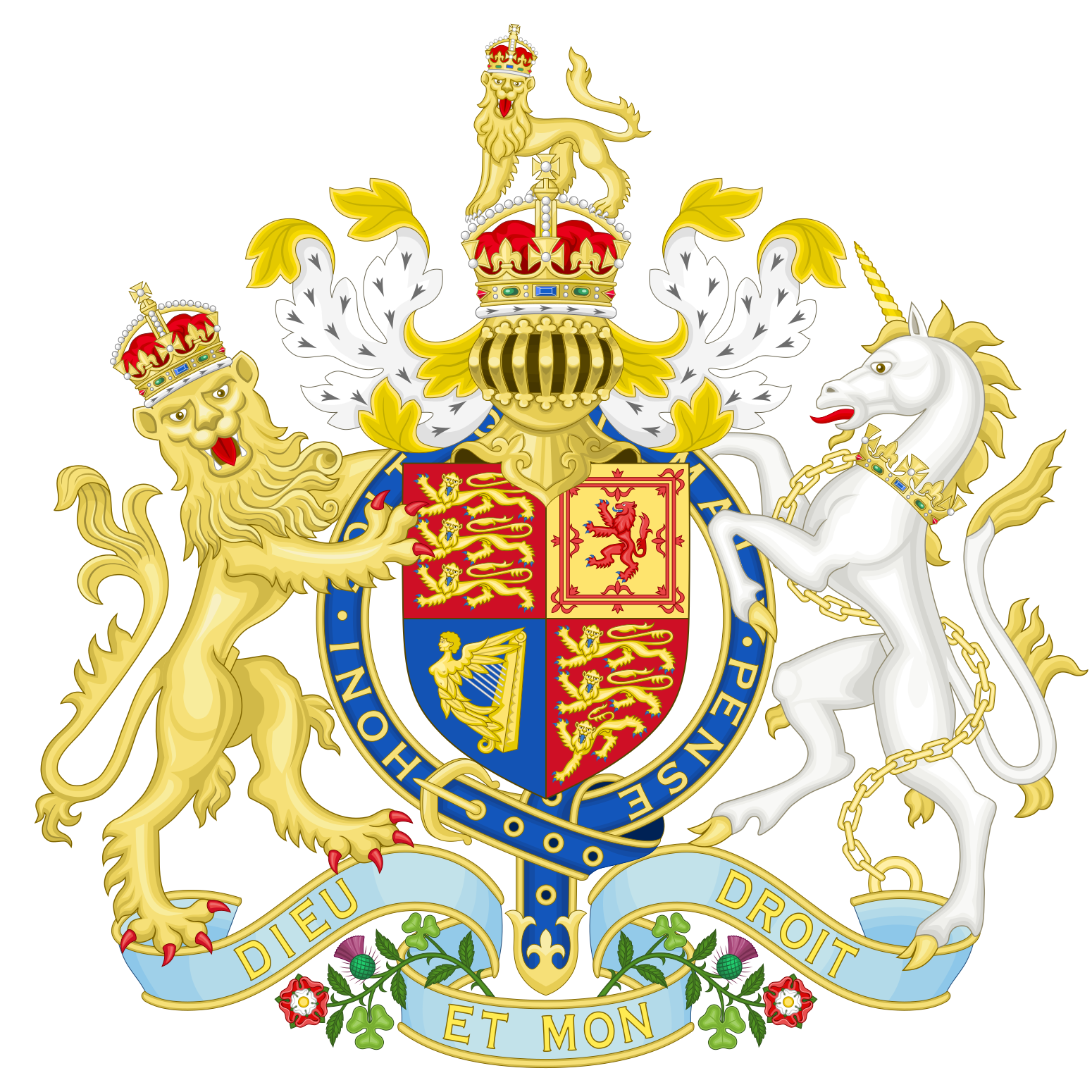 Who Knew Hidden Meanings In The British Monarch s Coat Of Arms Susan
